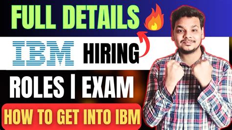 How To Get Into Ibm Ibm Hiring Process Job Roles Coding