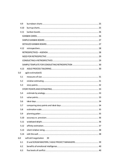 agile project management docx