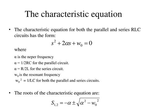 Ppt Lecture 9 Second Order Circuits Powerpoint Presentation Free