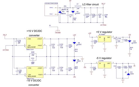 The Schematic Circuit For The Analogue Power Supply Circuit