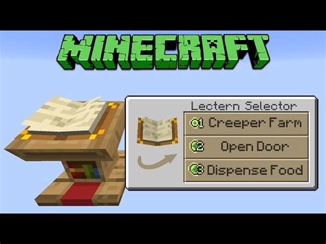Minecraft Lectern How To Craft And Use A Lectern