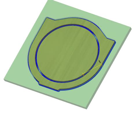 solved tool path will not go outside the perimeter of model yes stock