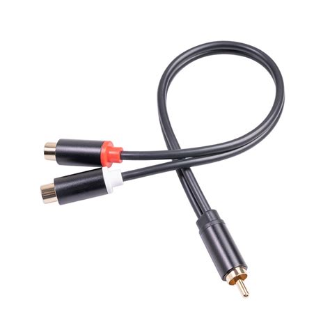 Nishore Audio Cablerca O Y Adapter Rca 1 Male Rca Audio Y Adapter 2