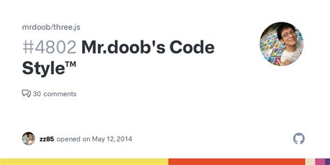 Mr Doob S Code Style Issue Mrdoob Three Js GitHub