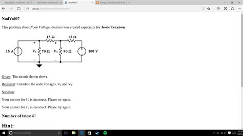 Solved This Problem About Node Voltage Analysis Was Created