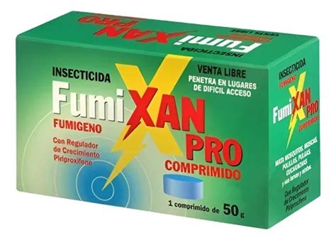 Insecticida Gamexane Fumixan Pro 50 Gr Pack X 5 Pastillas Mercadolibre