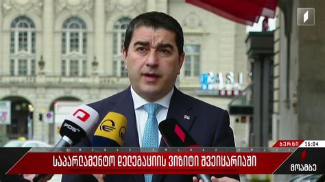 საპარლამენტო დელეგაციის ვიზიტი შვეიცარიაში Youtube