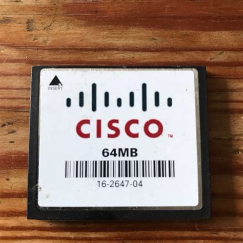 Cisco Flash Card 64MB Computers Tech Parts Accessories Networking On Carousell