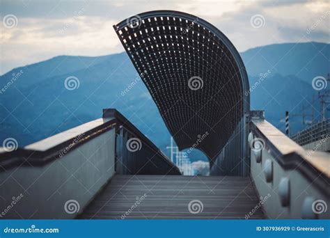 Image Of The Marine And Port Environment Of Genova Pra Ancient Site Of Shipyards Stock Image