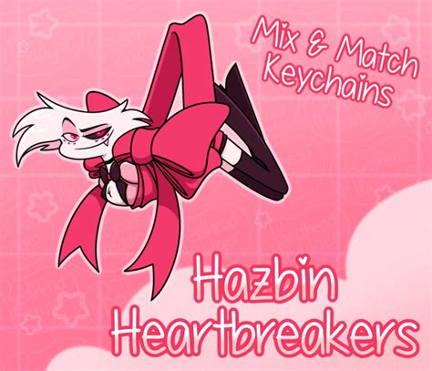 Hazbin Heartbreakers Hazbin Hotel Keychains Etsy De
