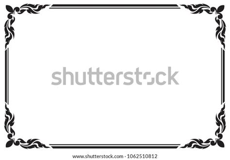Decorative Frame Border Design Greeting Card 库存矢量图（免版税）1062510812 Shutterstock