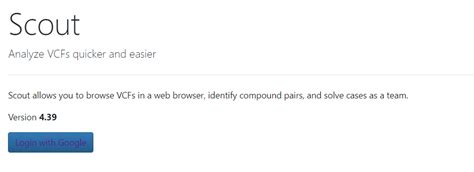Login Issue Issue Clinical Genomics Scout GitHub