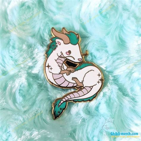 Chibi Spirited Away Haku Haku And Chihiro Hard Enamel Pin Cartoons