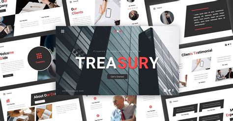 Treasury Finance Presentation PowerPoint Template