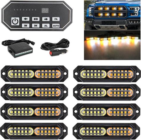Led Grille Strobe Lights With 9 Key Switch 20 Nepal Ubuy
