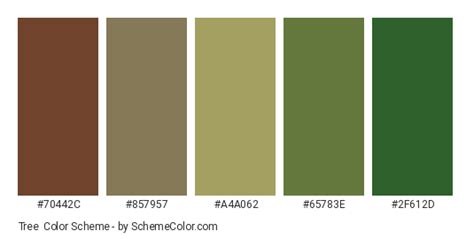 Tree Color Scheme Brown
