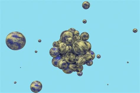 premium photo spheres with the textured surface random distributed 3d