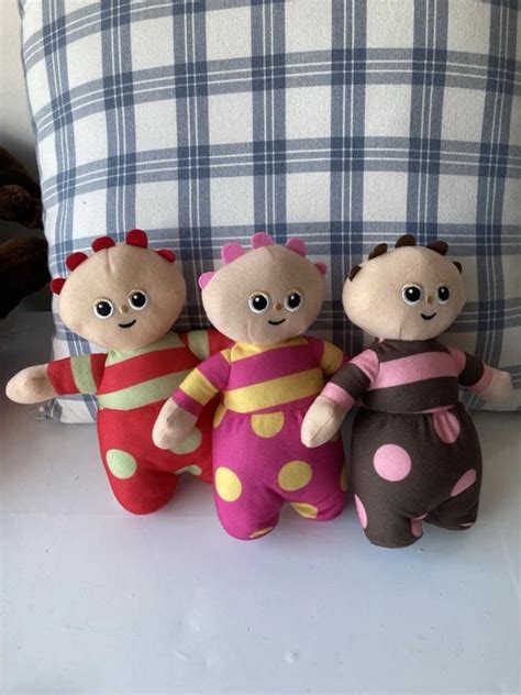 Set Of 3 Cbeebies In The Night Garden Plush Soft Toys Tombliboos
