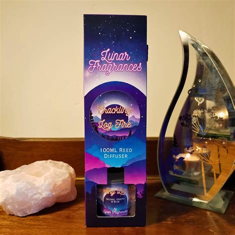 Crackling Log Fire Reed Diffuser Last 3 Months Lunar Fragrances