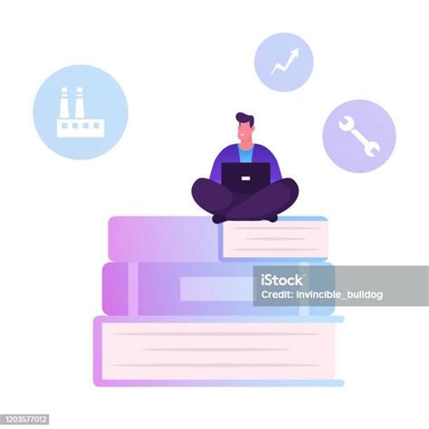 사용자 매뉴얼 브로셔 Faq 개념 노트북 쓰기 수동 지침 서와 책의 거대한 더미에 앉아 남자 고객 지원 센터 직원 도움말 클라이언트 온라인 만화 플랫 벡터 일러스트 연료 및