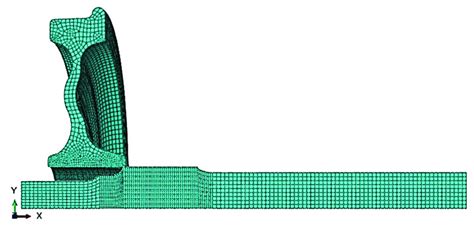 Mesh Used By The Finite Element Model Download Scientific Diagram