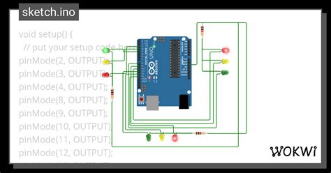Traffic Wokwi Esp32 Stm32 Arduino Simulator