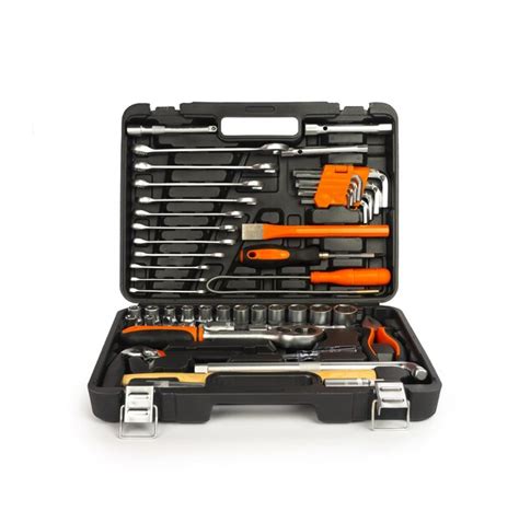 Premium Photo Toolbox Tools Kit Case Detail Close Up Instruments Set