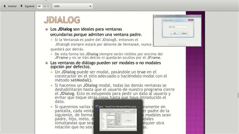 Programación Sesion Jdialog Java Swing Youtube