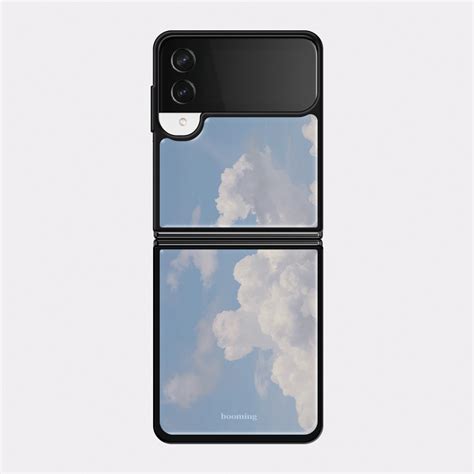 붐잉 자체제작 Z플립654 플립 에폭시범퍼 감성 자연배경 구름 케이스 갤럭시 Z 플립6 5 4 지플립 휴대폰 핸드폰