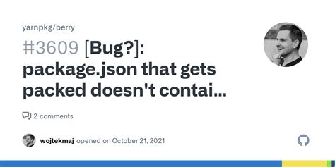 Bug Package Json That Gets Packed Doesn T Contain Changes From After Prepack Issue 3609