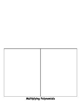 Multiplying Polynomials By Kaycie Griffith Teachers Pay Teachers