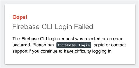 Firebase Login Is Not Working · Issue 1442 · Firebasefirebase Tools