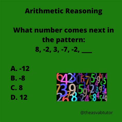 The Asvab Tutor Presents Patterns Question The Asvab Tutor