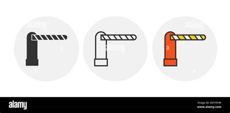 Toll Security Parking Car Barrier Checkpoint Gate Border Logoaccess