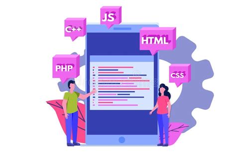 Programming Software Or App Development Big Data Processing Stock