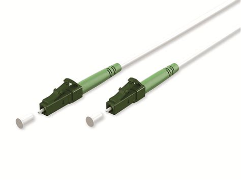 Goobay Singlemode Glasfaserkabel Ftth Os2 9 125 Simplex Weiß 5 M Glasfaserkabel 5 M