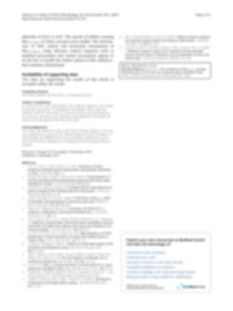 Solution The Emergence Of Blactx M 15 Carrying Escherichia Coli Of St131 And New Sequence Types