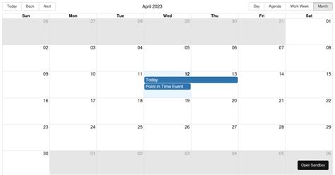 React Big Calendar Examples Codesandbox