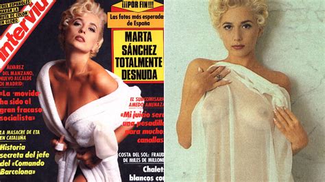 Marta Sánchez Se Lamentó Por Posar Desnuda No Estoy Orgullosa Infobae