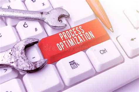 Text Caption Presenting Process Optimization Internet Concept Improve Organizations Efficiency