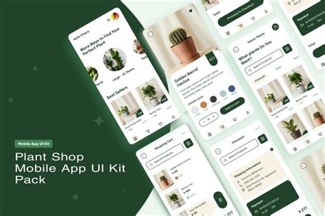 Plant Shop E Commerce Mobile App UI Kit Babiato Forums