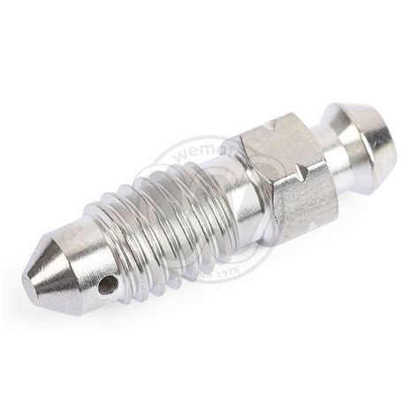 Bleed Nipple M8x1 25mm Pitch Stainless Steel Motorcycle Parts Wemoto Uk