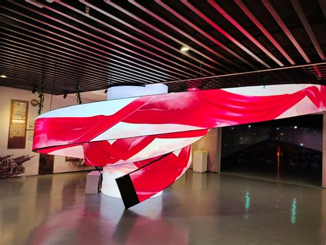 hd full color indoor special shaped p4 soft led display led display