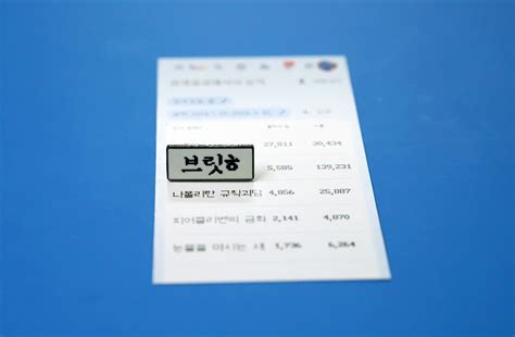 브릿ㅎ 키워드 배지 브릿g