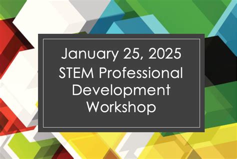 2025 Stem Professional Development Workshop Saint Marys College