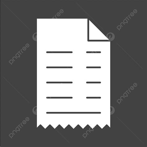 벡터 영수증 아이콘 송장 영수증 쇼핑 아이콘 Png 일러스트 및 벡터 에 대한 무료 다운로드 Pngtree