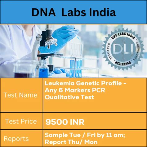 Leukemia Genetic Profile Any 6 Markers Pcr Qualitative Test Cost 9500 Inr In India