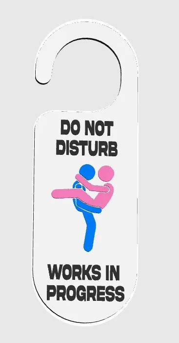 Do Not Disturb Sex By Dukone Dev Download Free STL Model Printables Com