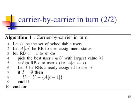 ppt proportional fair frequency domain packet scheduling for 3gpp lte