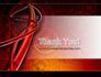 Red Abstract Tube Presentation Template For PowerPoint Google Slides And Keynote PPT Star